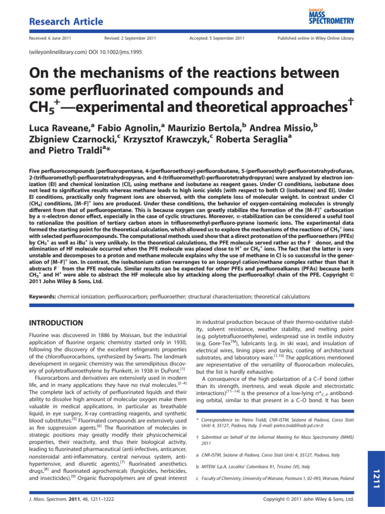 Raveane 2011 | PDF | Conformational Isomerism | Ion