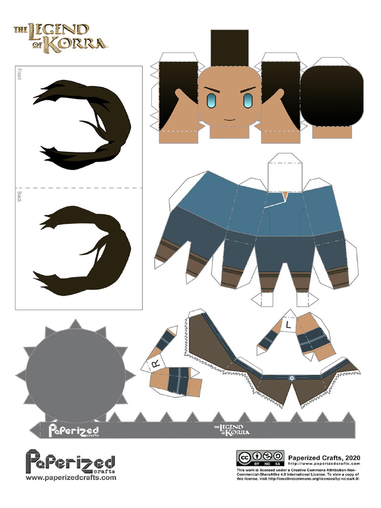 The Legend of Korra - Korra Papercraft | PDF