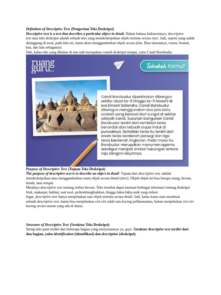 Descriptive Text | PDF