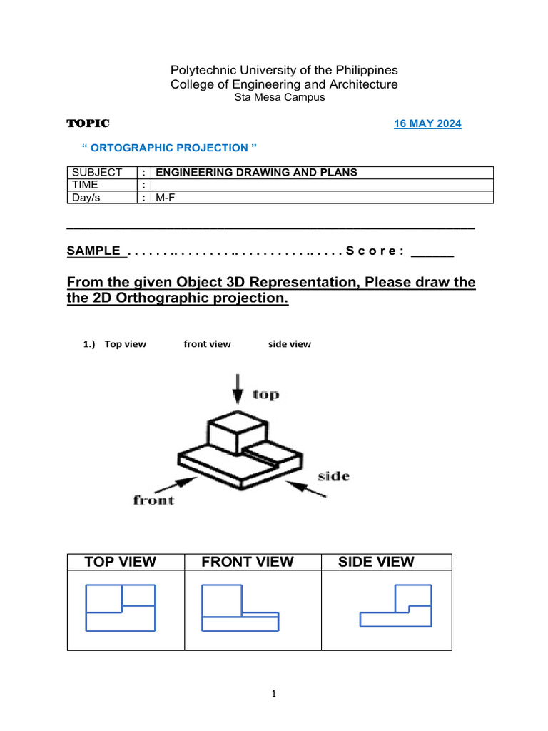 Orto Graphics Topic To Be Discuss | PDF