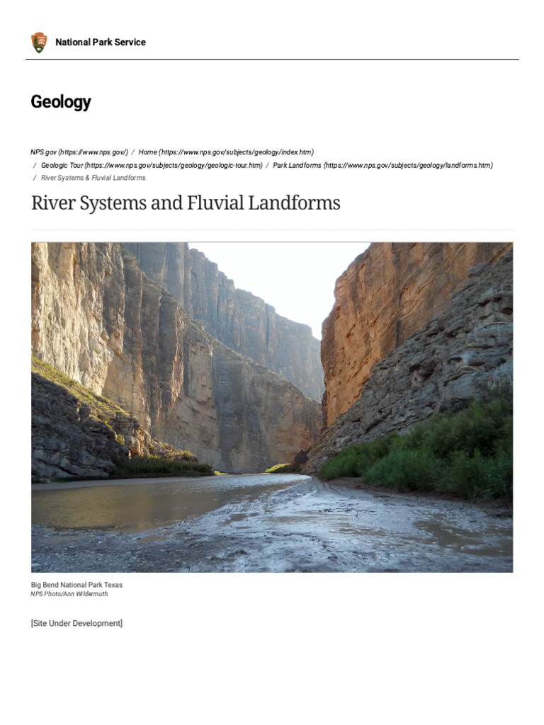 River Systems and Fluvial Landforms | PDF | River | Stream