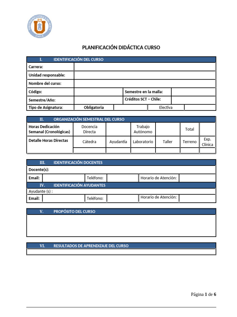 ESQUEMA DE PLANIFICACIÓN DIDÁCTICA CURSO CON ESTANDARES (Formato Escuela) | PDF | Aprendizaje ...