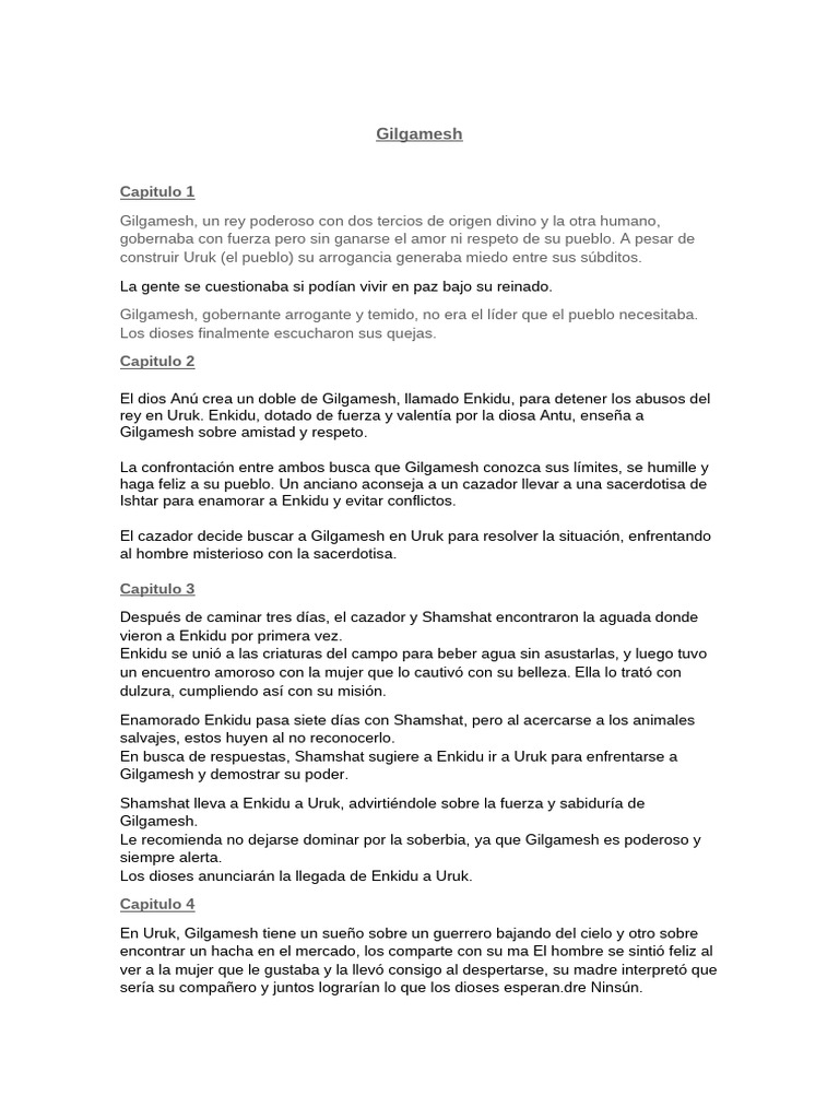 Gilgamesh 2 | PDF