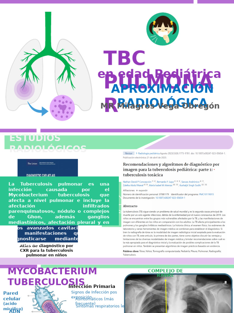 Imágenes Radiológicas de TBC Pulmonar en Niños | PDF | Tuberculosis ...