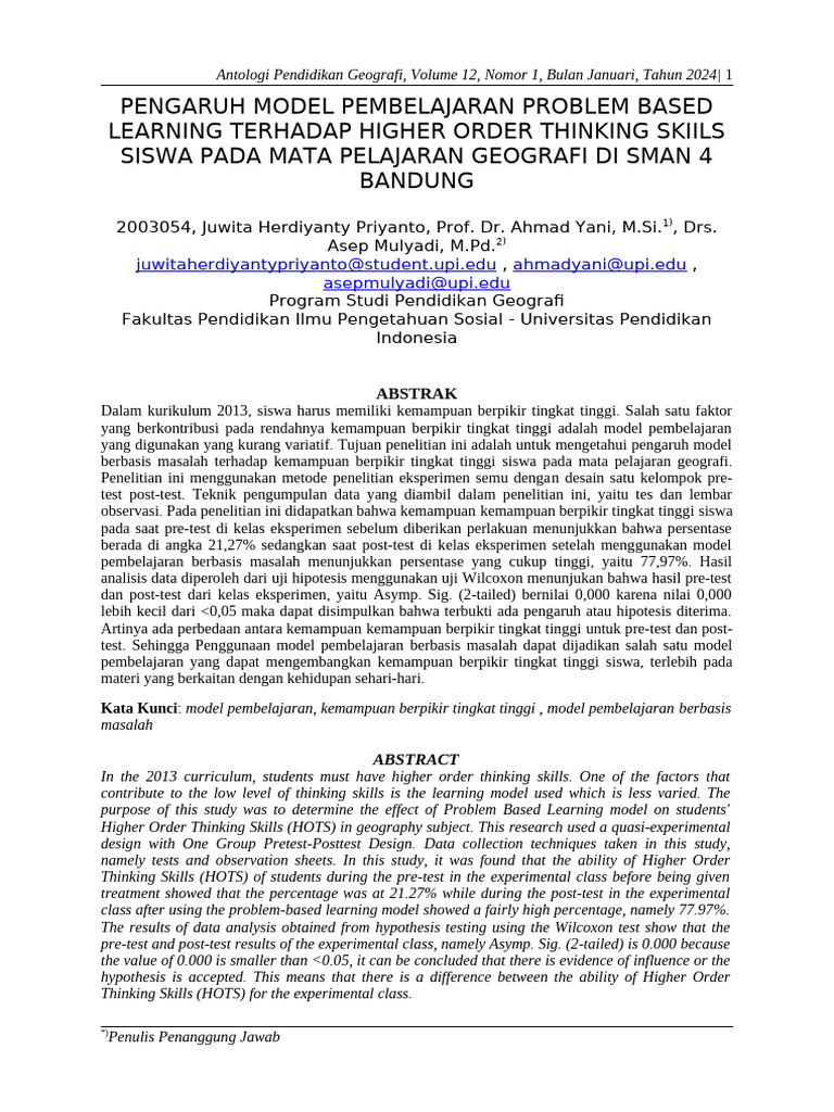 Antologi Geografi | PDF