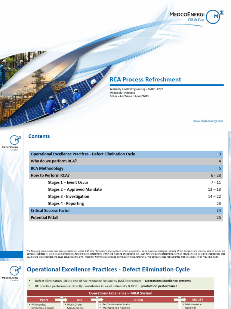 RCA Process Refreshment 1 | PDF | Simulation | Evidence