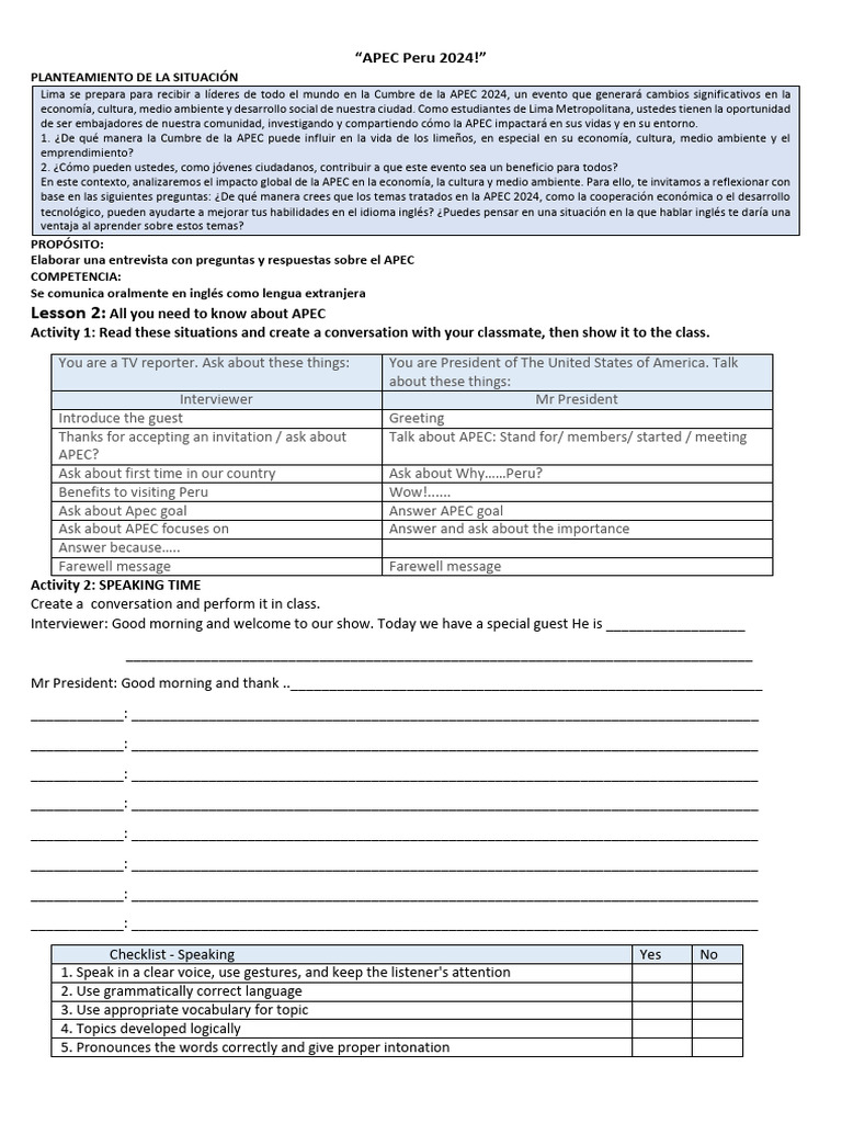Activity 2 All You Need To Know About APEC | PDF