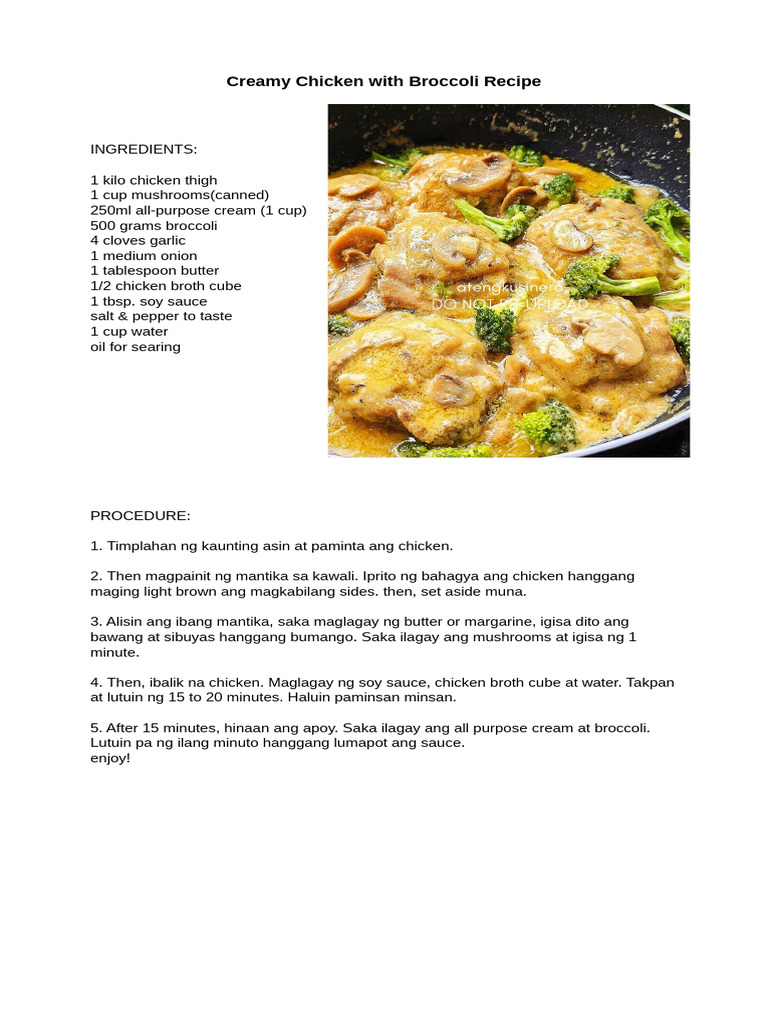 Recipes | PDF