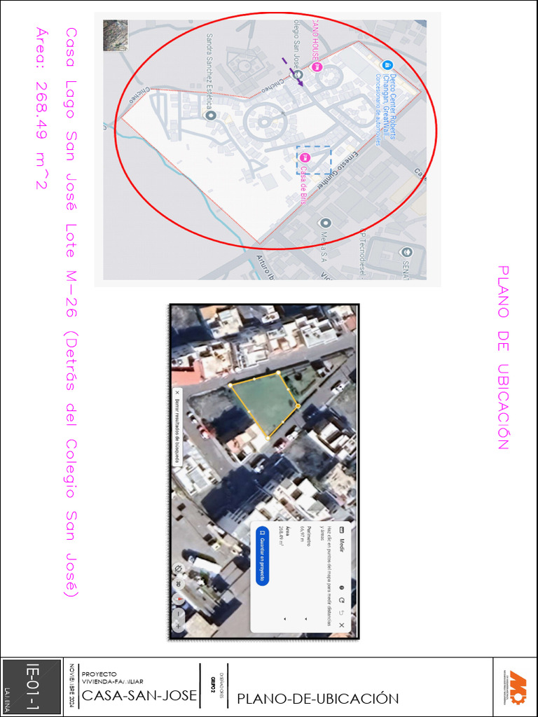 Plano de Ubicación IE-01 | PDF