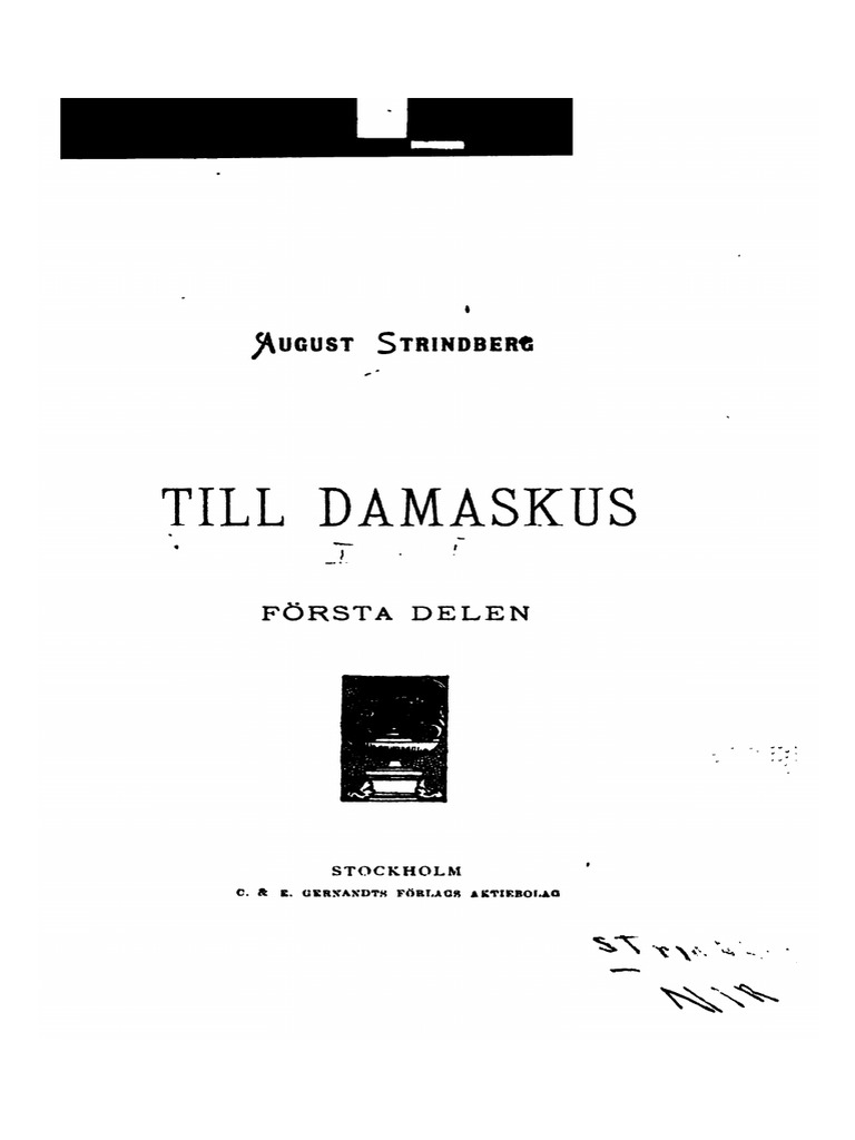 Strindberg - Damaskus | PDF