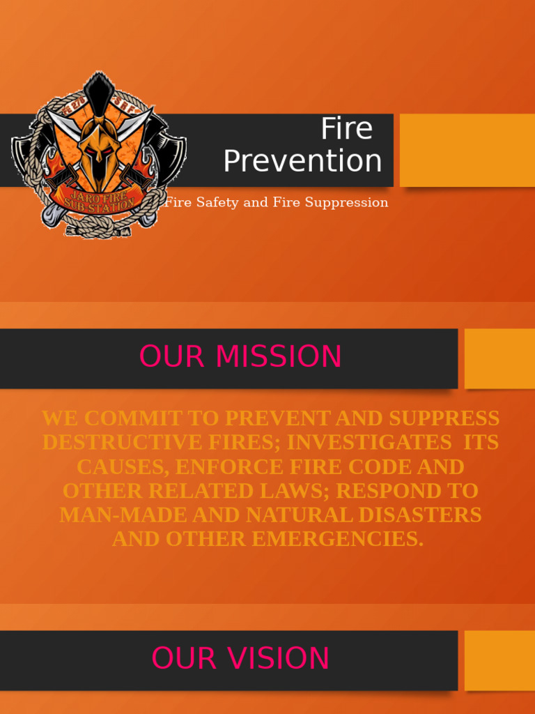 Fire Prevention LECTURE | PDF | Fires | Firefighting