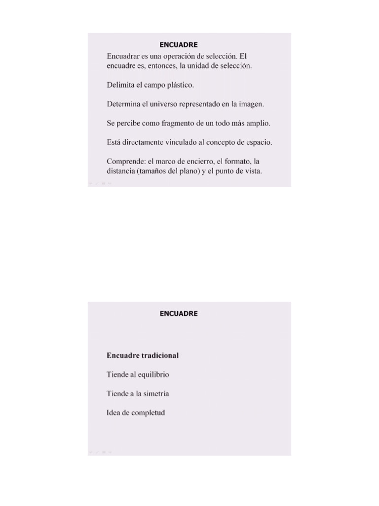 Clase Encuadre | PDF