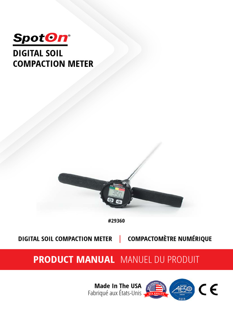 Manual SPOT - Medidor Compac. Digital | PDF