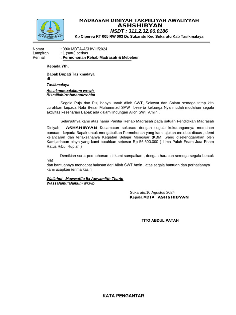 Proposal Mdta | PDF | Ilmu Sosial | Perjalanan