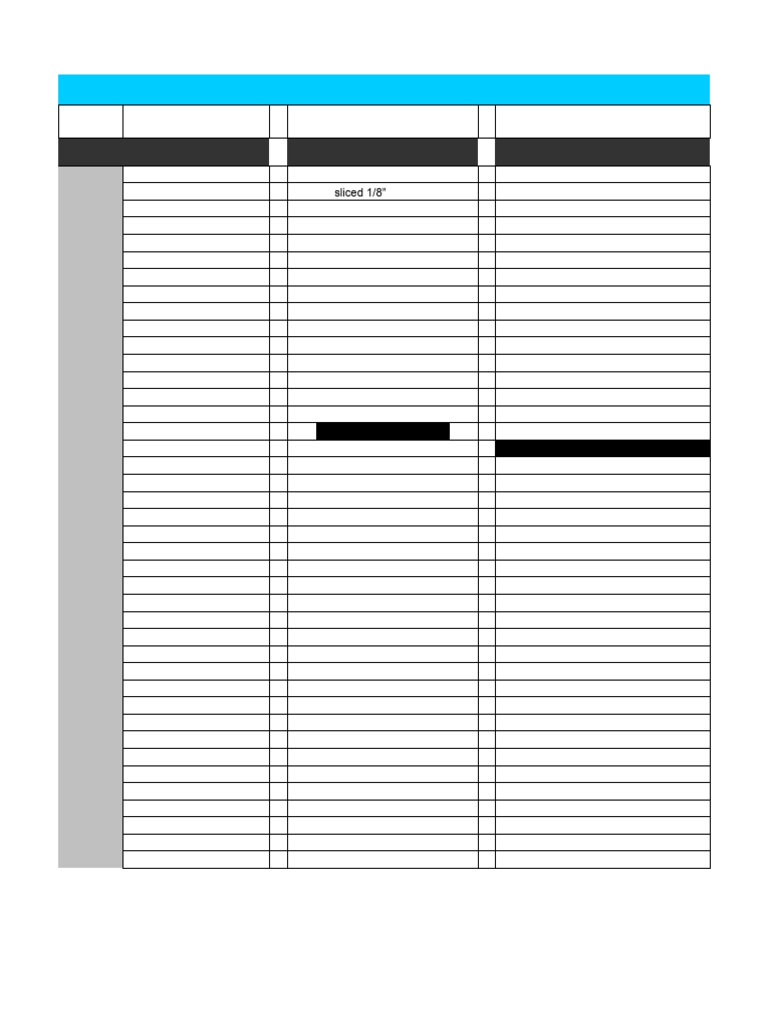 Culinary Fundamentals Daily Game Plan | PDF | Cooking, Food & Wine