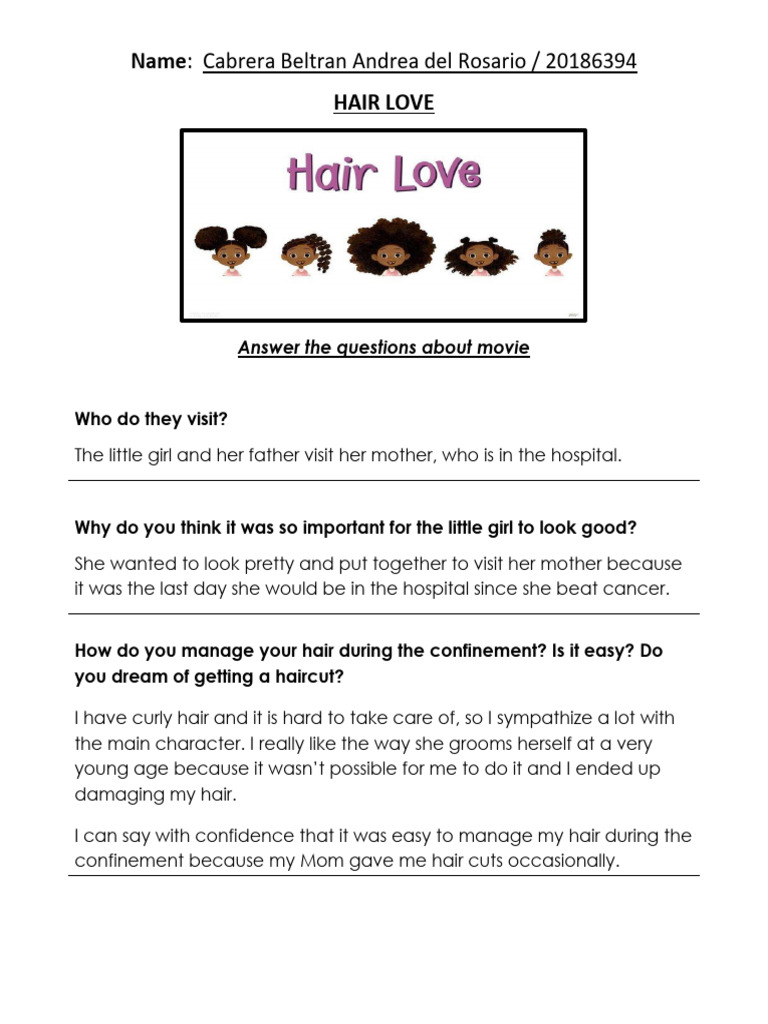 Hair Love | PDF