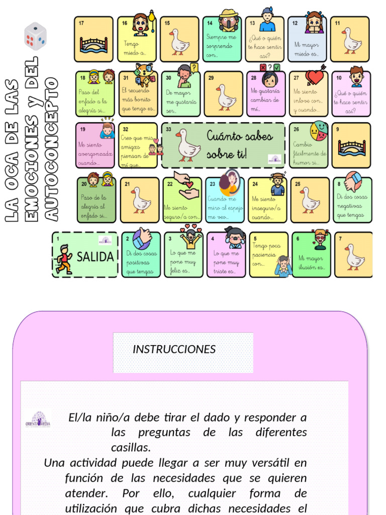 Oca de Las Emociones y El Autoconcepto | PDF