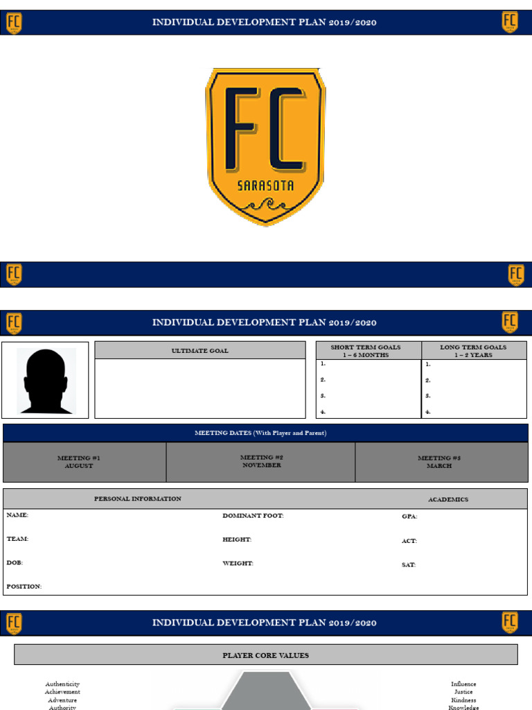 Fillable IDP | PDF | Leadership | Psychological Concepts Fillable IDP | PDF | Leadership | Psychological Concepts