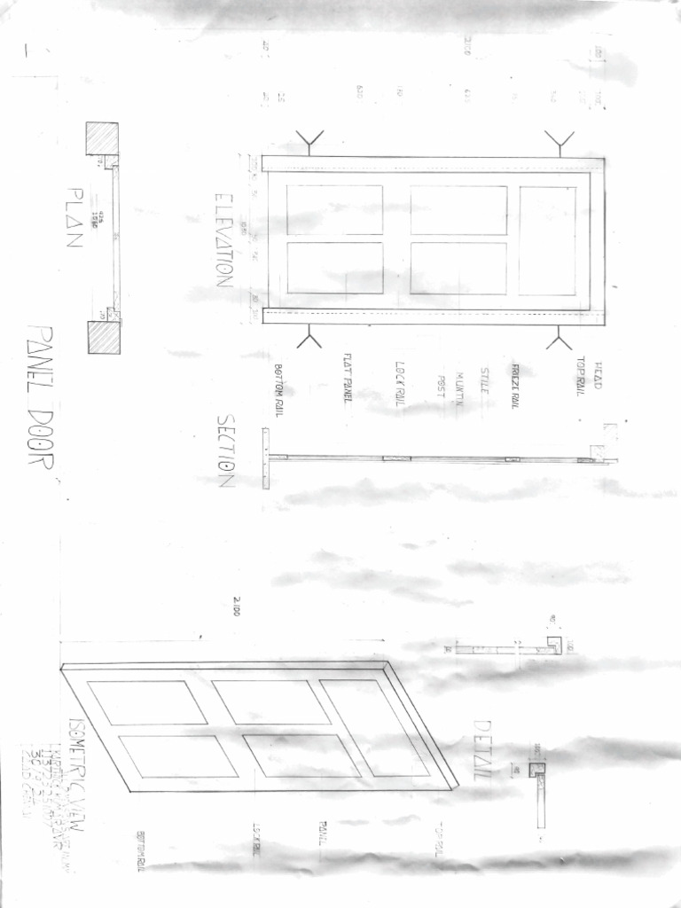 Sheet 1 - Timber Panelled Door | PDF | Queensland Heritage Register ...