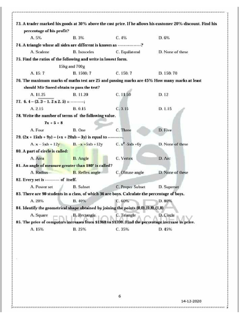 Very Important For JEST and PST | PDF