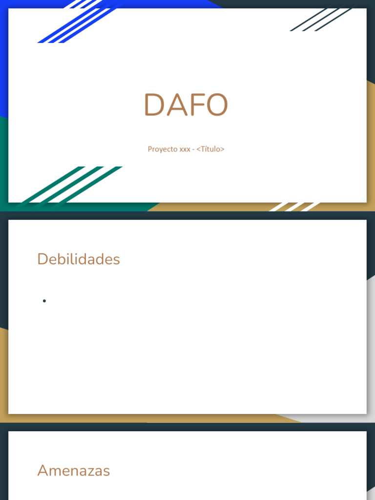 DAFO Plantilla | PDF