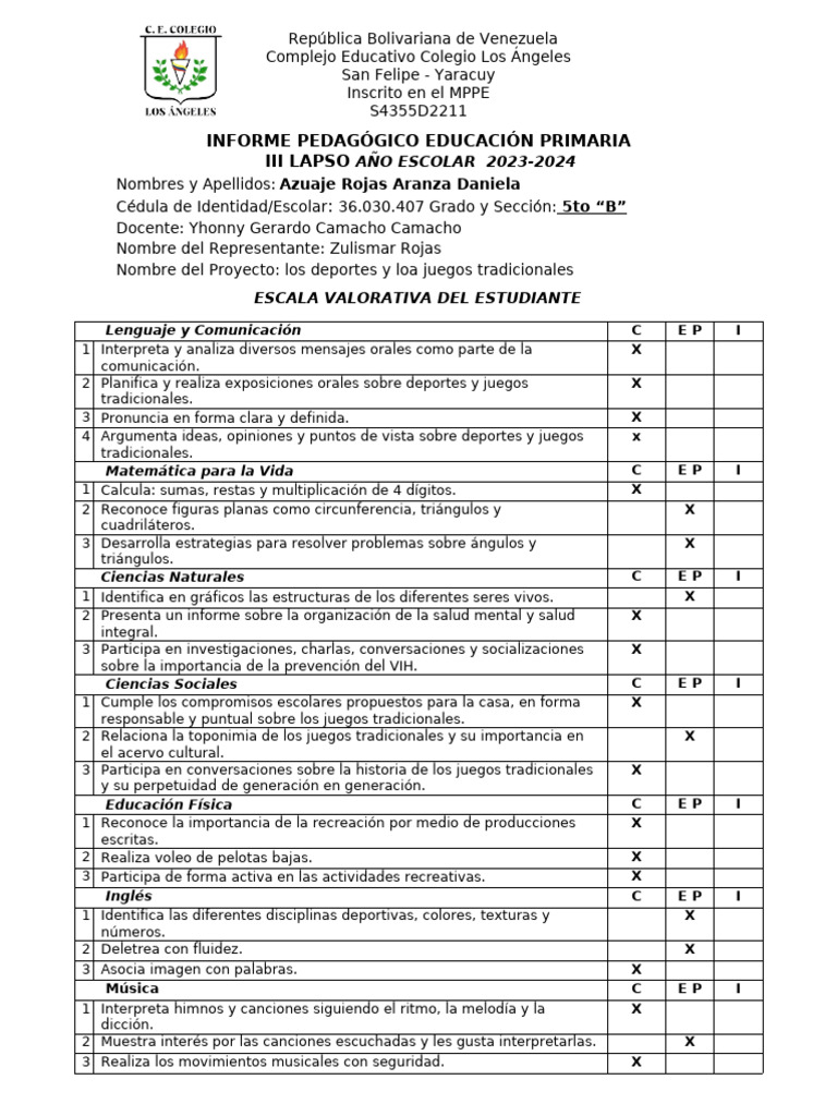 Azuaje Rojas Aranza Daniela | PDF | Verbo | Lógica Azuaje Rojas Aranza Daniela | PDF | Verbo | Lógica