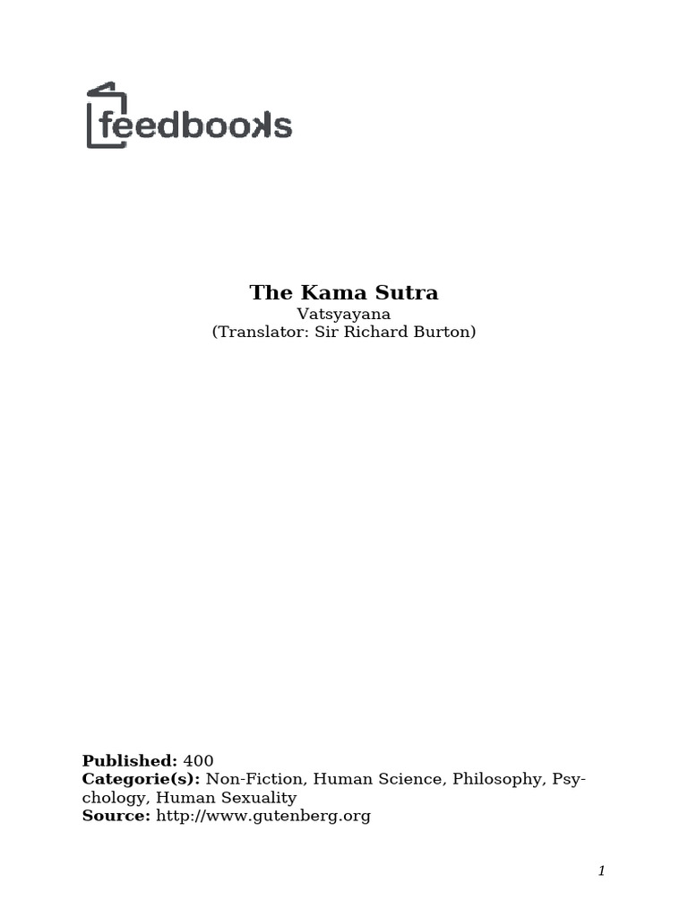 Kama Sutra: Aphorisms on Love | PDF | Kama
