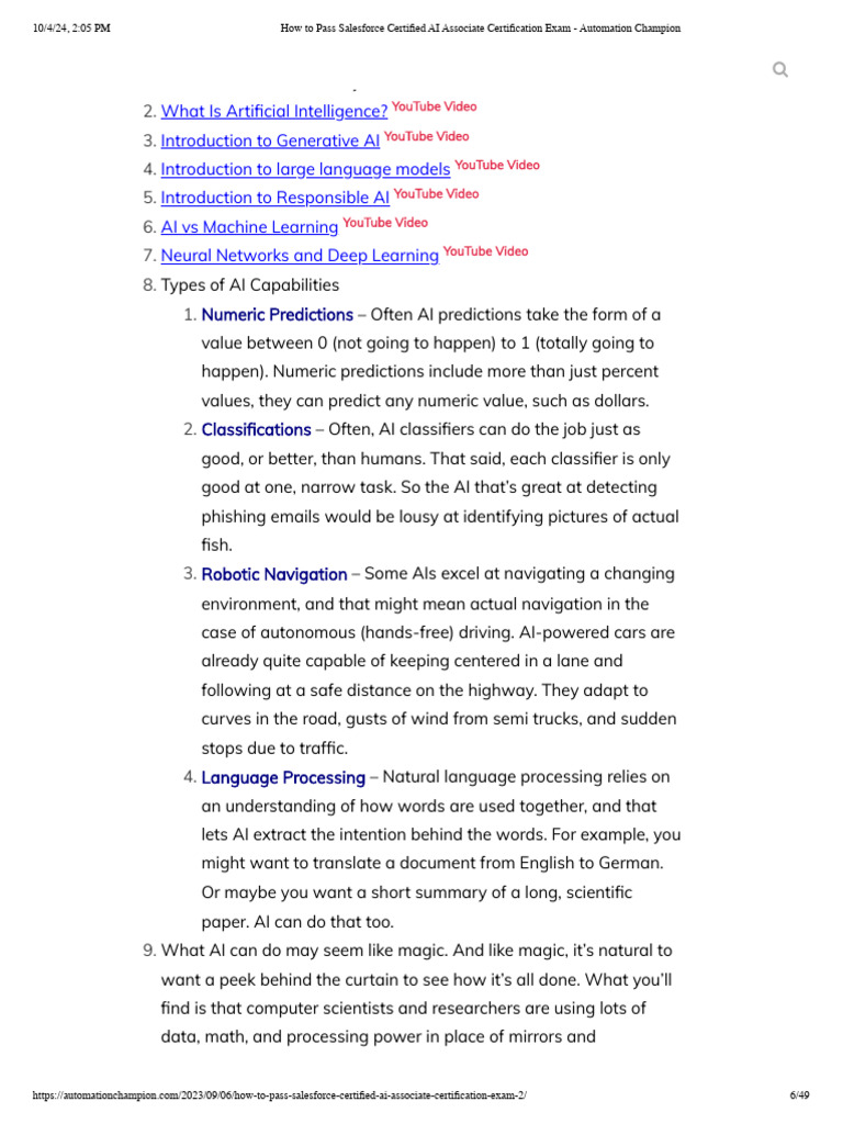 How To Pass Salesforce Certified AI Associate Certification Exam ...