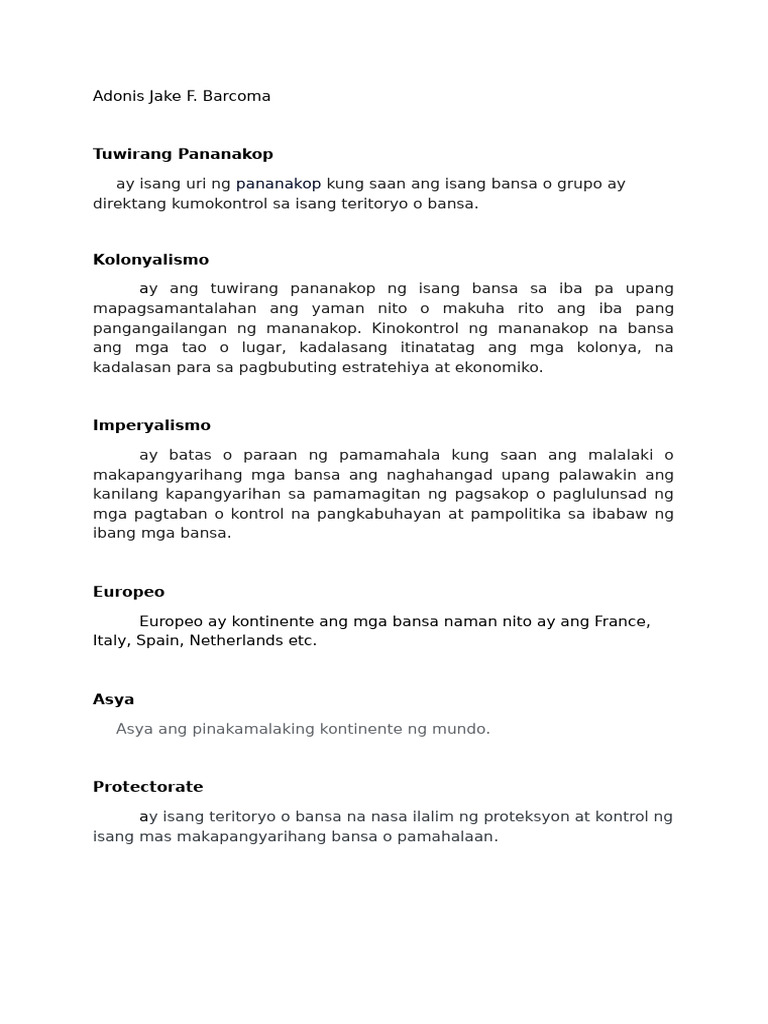 Jake Assignment | PDF