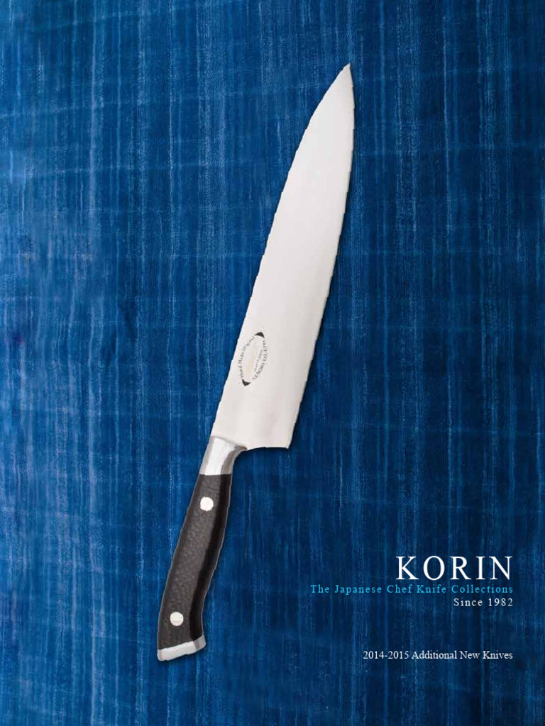 Korin Japanese Chef Knife Catalog | PDF | Knife | Tools
