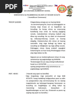 Scouting EMCEE Script | PDF