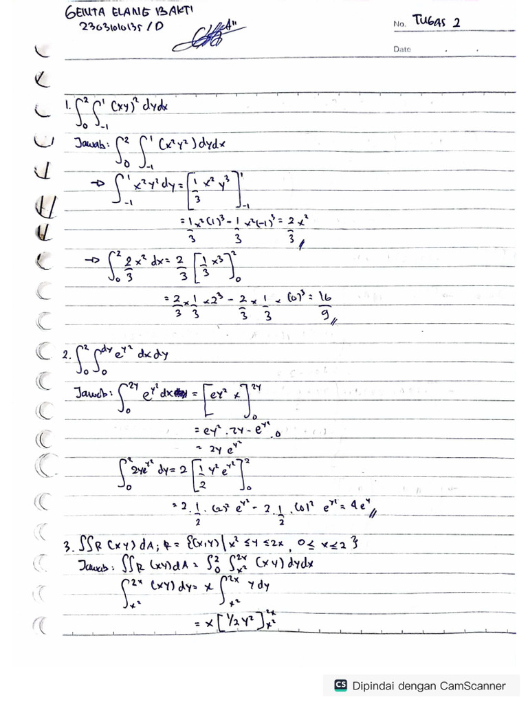Tugas 2 Kalkulus | PDF