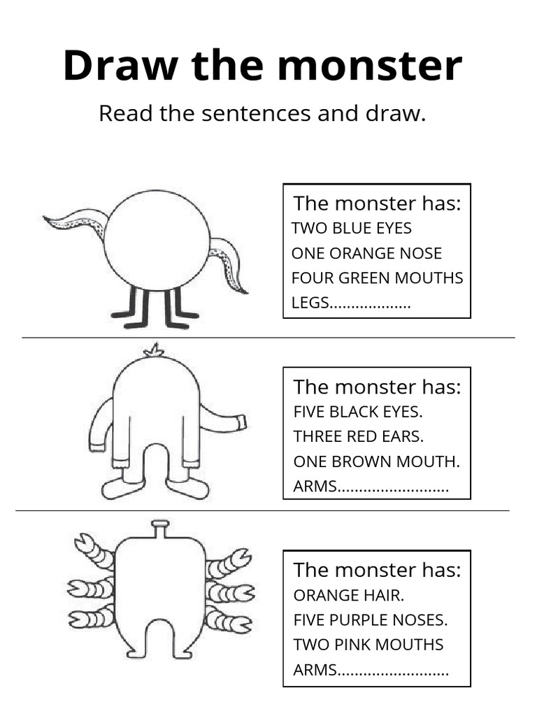Draw The Monster | PDF