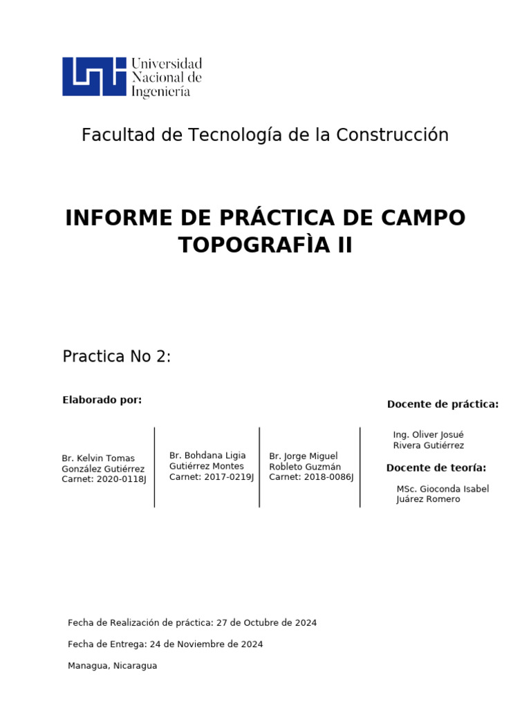 Portada Topografia Ii | PDF | Informática | Tecnología