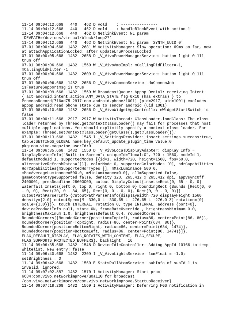 Log | PDF | Computing Platforms | Operating System Technology