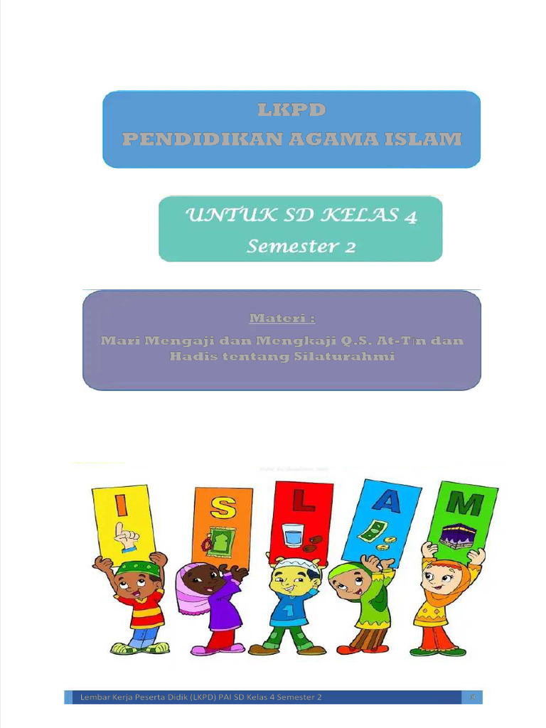 LKPD Pai Kelas 4 - 1 | PDF