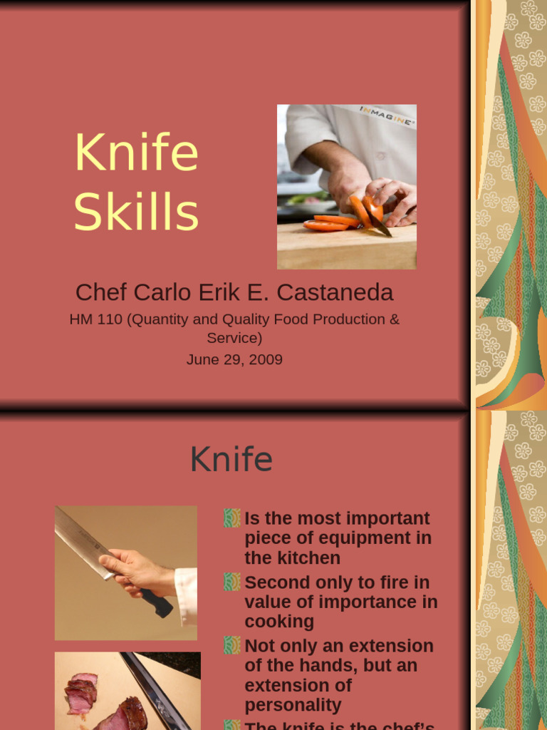 Knife Skills | PDF | Knife | Blade