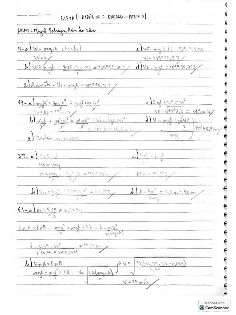 Lista - T.E - Pt.2 | PDF