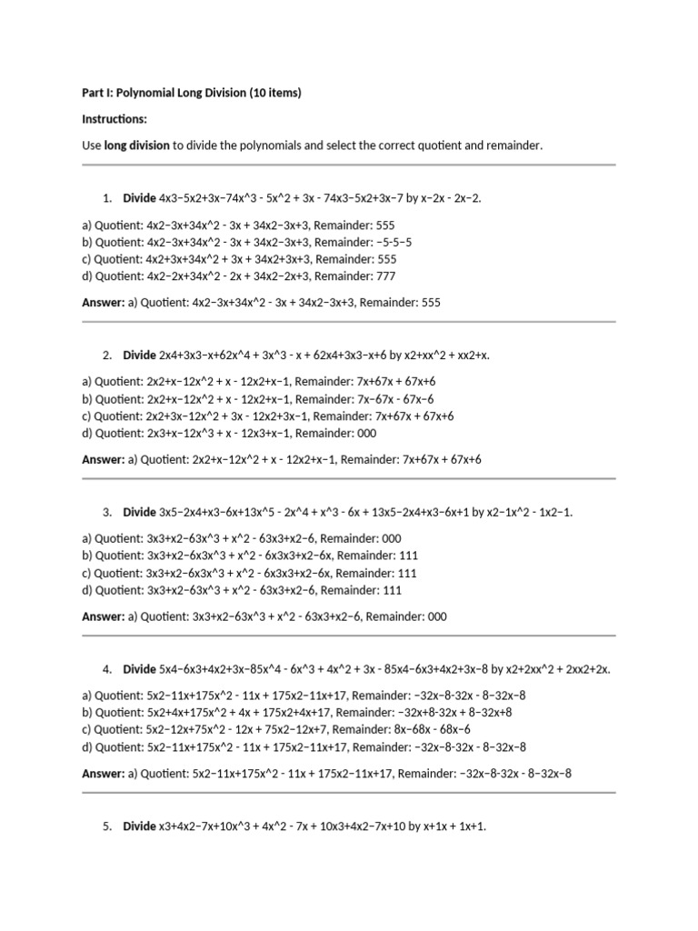 Q2-Summative 1 | PDF | Algebra | Mathematics Of Computing