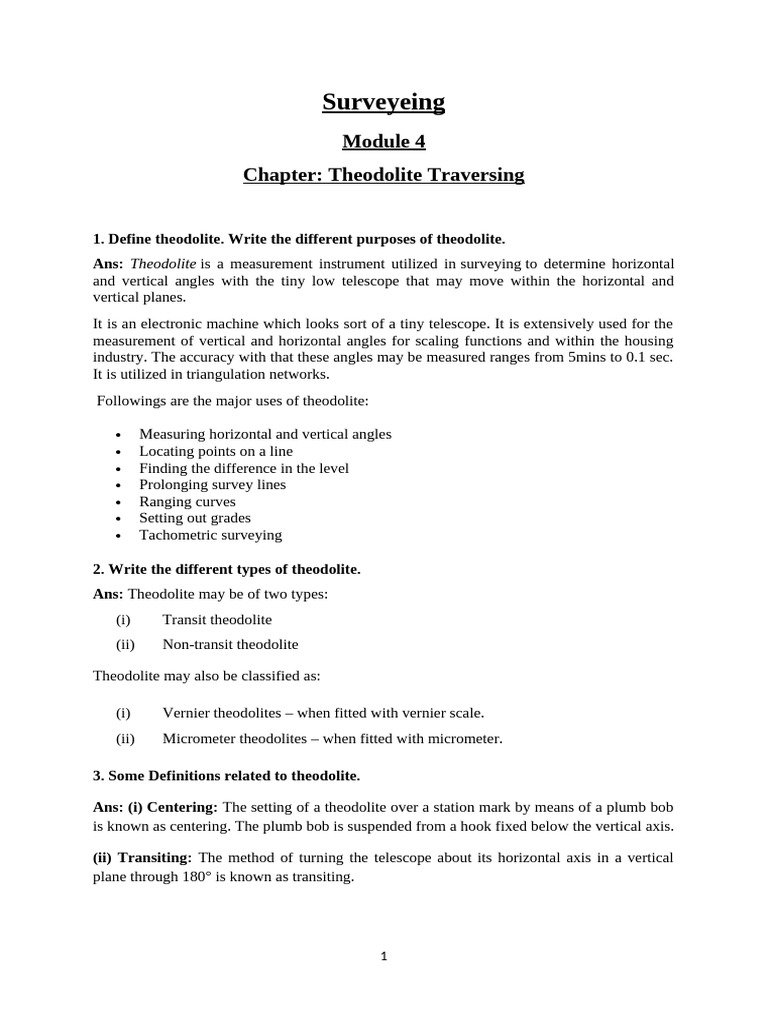 Surveying Module 5 | PDF | Geographic Information System | Surveying