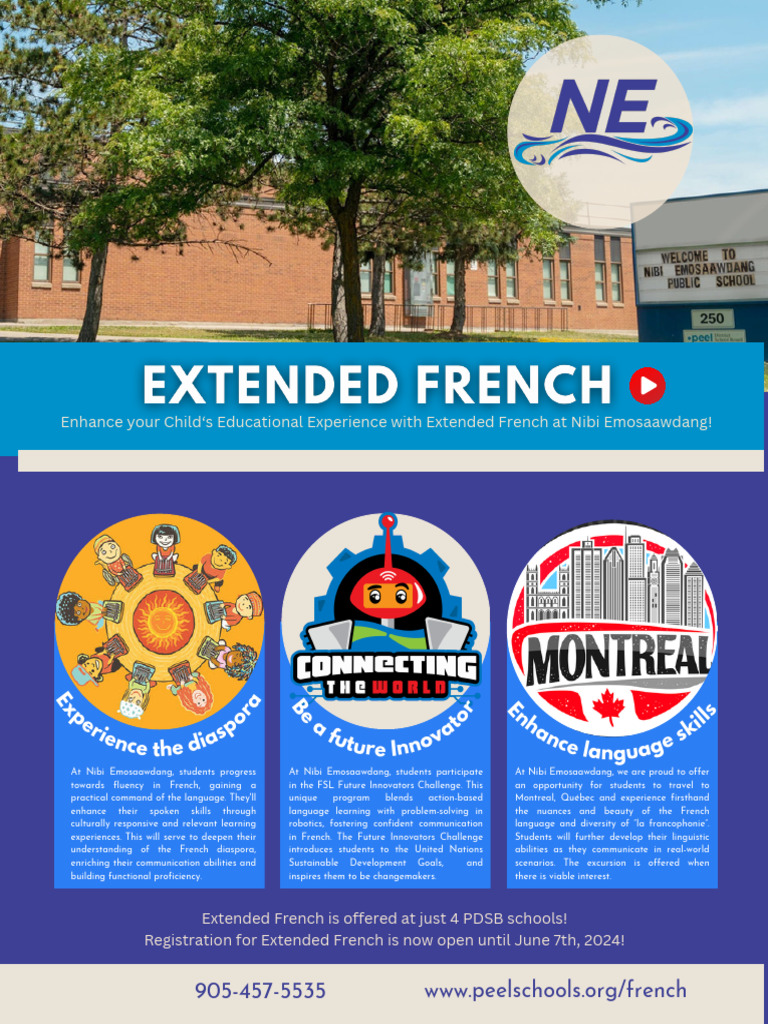 Nibi Emosaawdang Extended French Promo Flyer | PDF | Applied ...