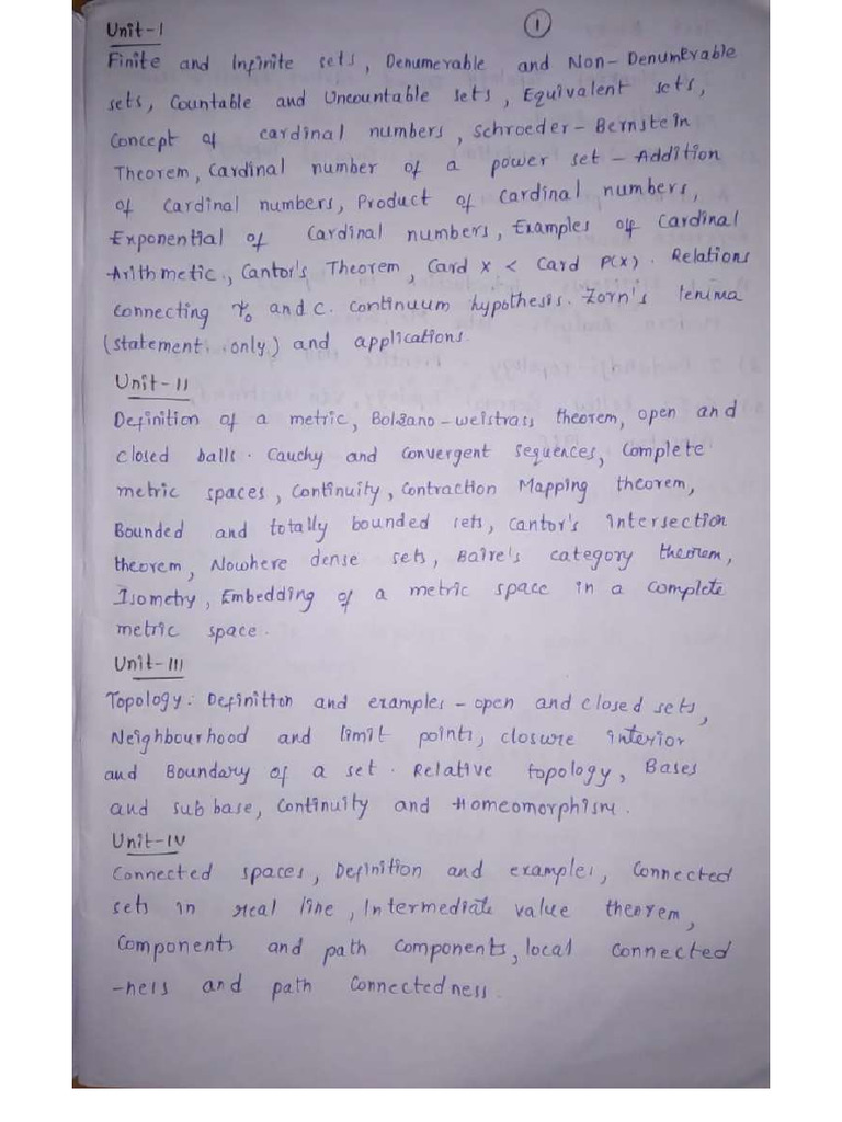 Topology Notes | PDF