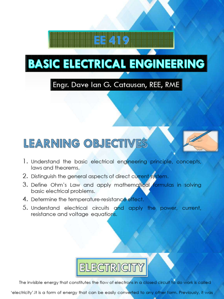 Module-1 for BEE | PDF | Atoms | Voltage