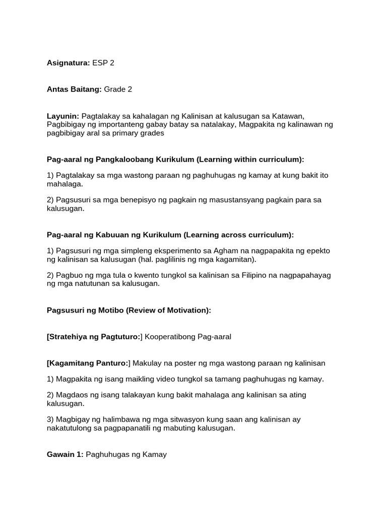 Lesson Plan | PDF