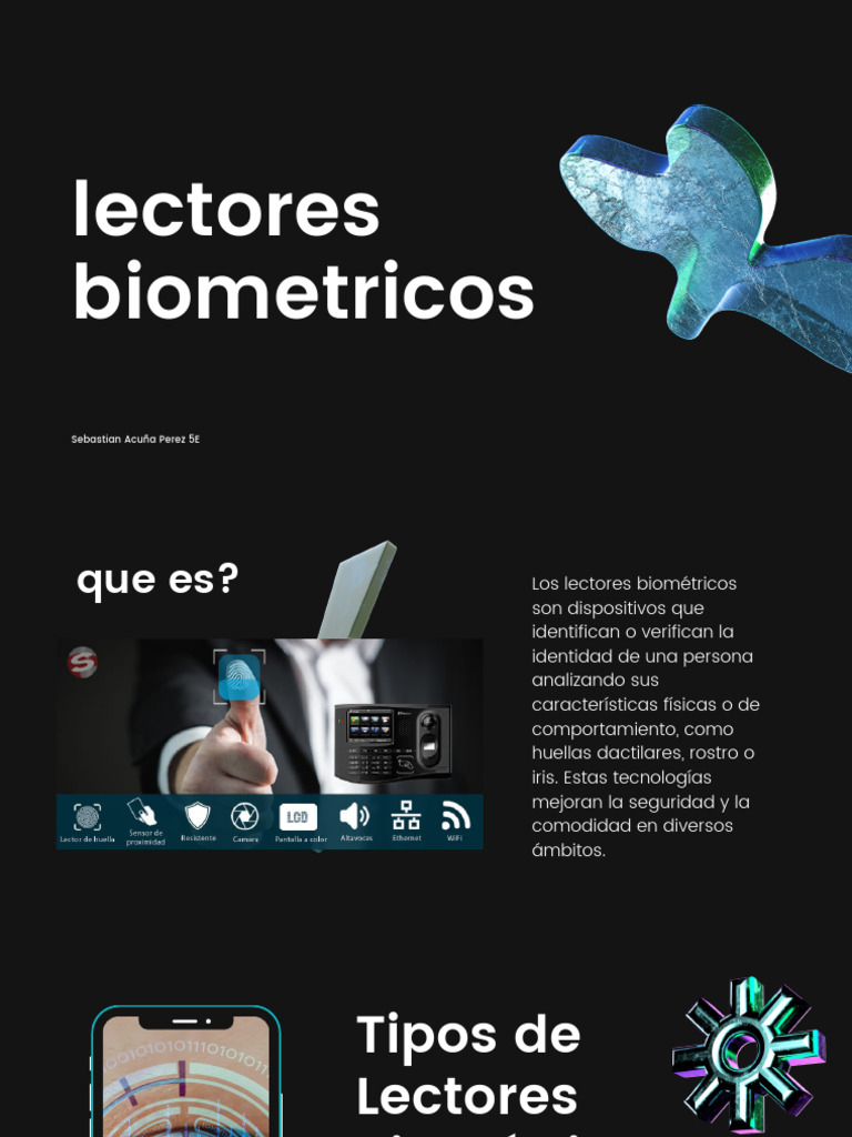 Lectores Biométricos: Tipos y Usos | PDF