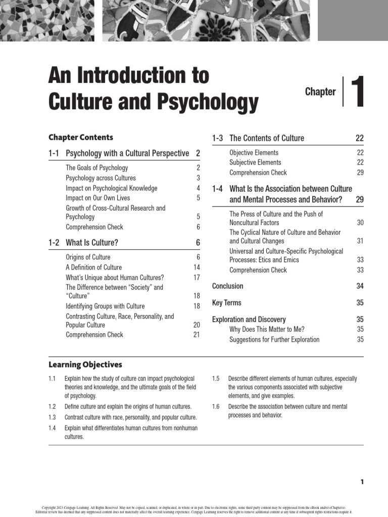Textbook Ch. 1 | PDF | Psychology | Psychologist