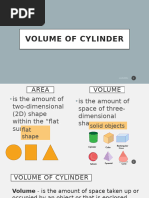 Volume Cylinder Answers | PDF