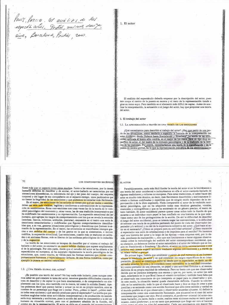 17 - Pavis, P. El Actor | PDF