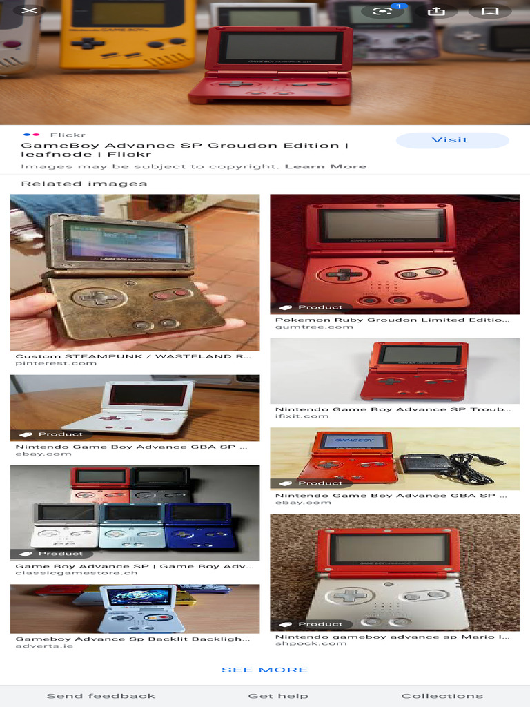 Gameboy Advance SP Groudon - Google Search | PDF