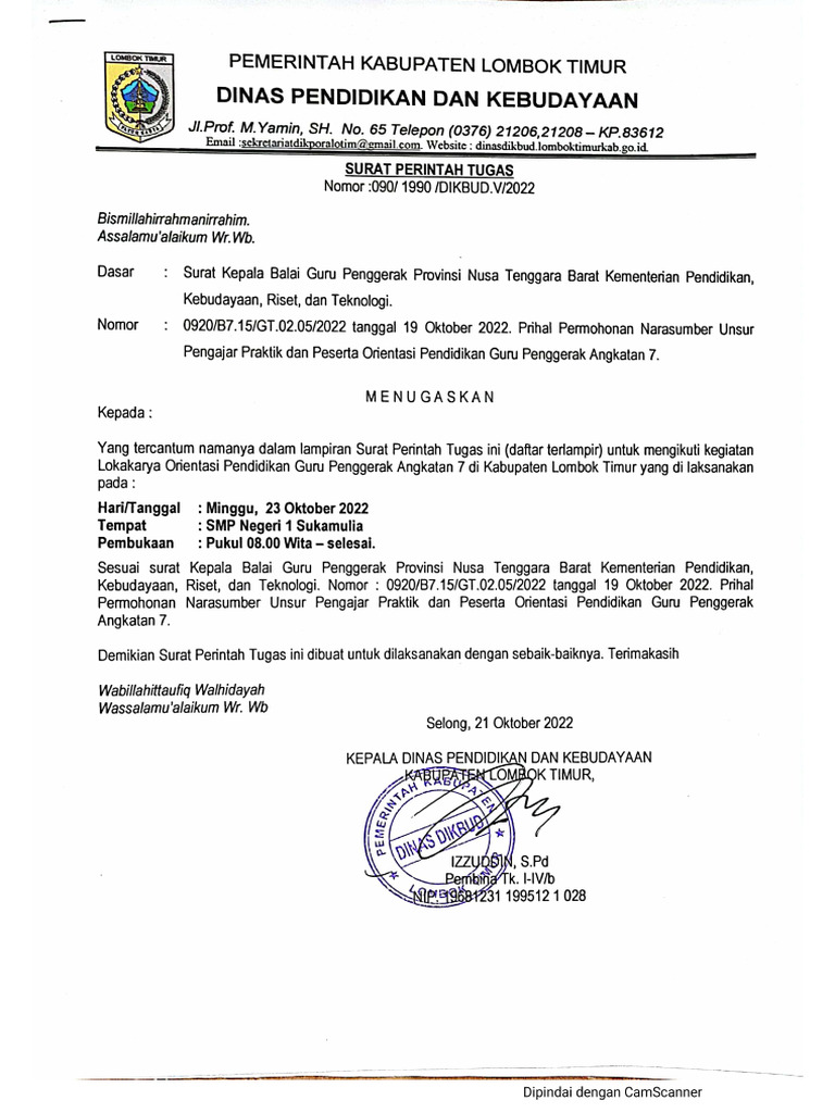 SPT PP Dan CGP Angk.7 | PDF